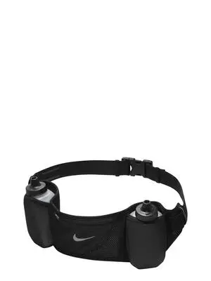 Nike 24 Oz Flex Stride Double Running Hydration Belt - Black