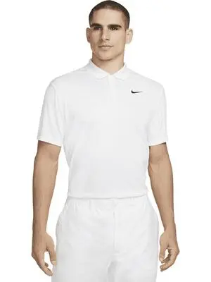Nike Court Dri-fit Tennis Polo - White
