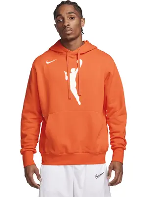 Nike Wnba Fleece Pullover Hoodie - Orange