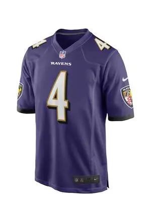 Nike Zay Flowers Baltimore Ravens Nfl Game Football Jersey - Purple