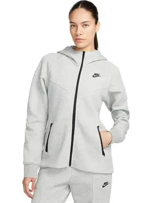 Nike Sportswear Tech Fleece Windrunner Full-zip Hoodie - Grey
