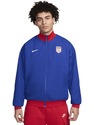 Nike Usmnt Strike Dri-fit Soccer Jacket - Blue