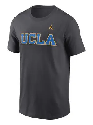 JORDAN Ucla Bruins Primetime Wordmark College T-shirt - Grey