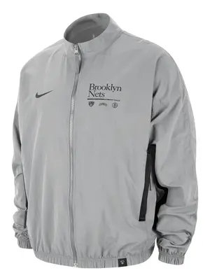 Nike Brooklyn Nets Dna Courtside Nba Woven Graphic Jacket - Grey