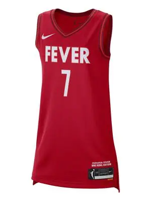 Nike Aliyah Boston Indiana Fever Dri-fit Wnba Victory Jersey - Red