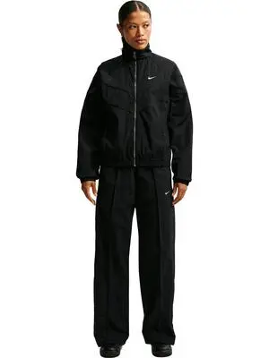 Nike Sportswear Everything Wovens Mid-rise Open-hem Pants - Black