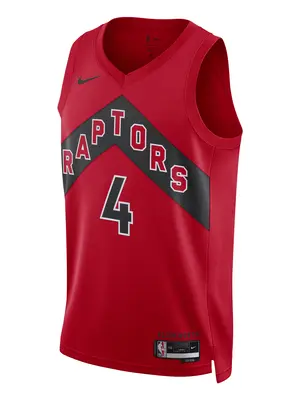 Nike Toronto Raptors Icon Edition Dri-fit Nba Swingman Jersey - Red