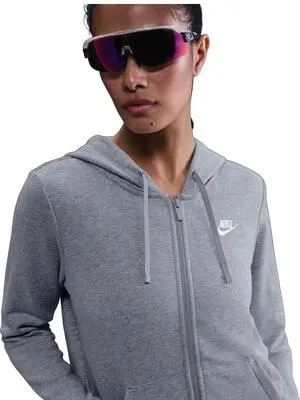 Nike Sportswear Club Fleece Full-zip Hoodie - Grey