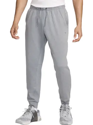 Nike Primary Fleece Dri-fit Uv Performance Jogger Pants - Grey