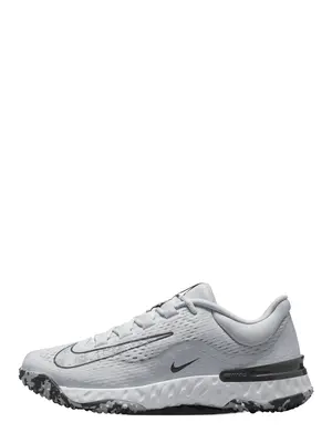 Nike Alpha Huarache Elite 4 Turf Softball Shoes - Grey