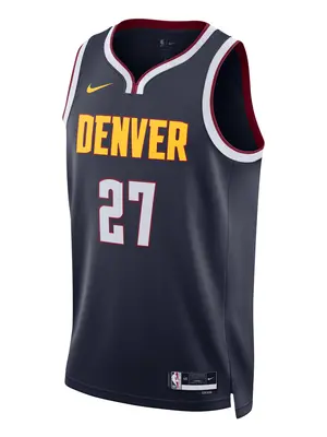 Nike Denver Nuggets Icon Edition Dri-fit Nba Swingman Jersey - Blue