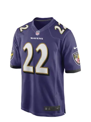 Nike Derrick Henry Baltimore Ravens Nfl Game Football Jersey - Purple