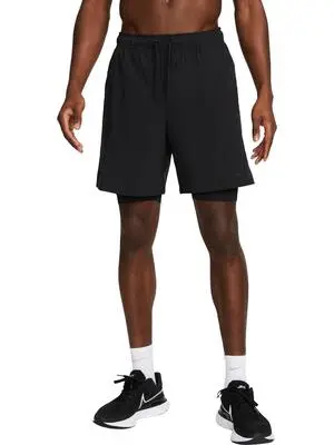 Nike Unlimited Dri-fit 7" 2-in-1 Versatile Shorts - Black