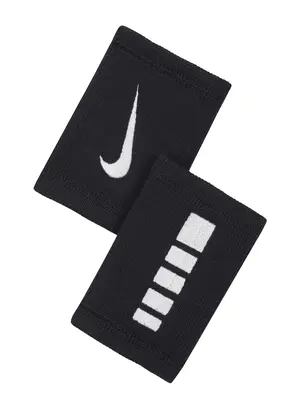Nike Elite Doublewide Wristbands - Black