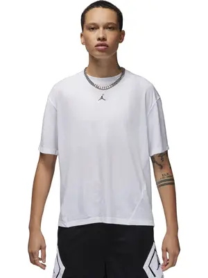 JORDAN Sport Diamond Short-sleeve Top - White