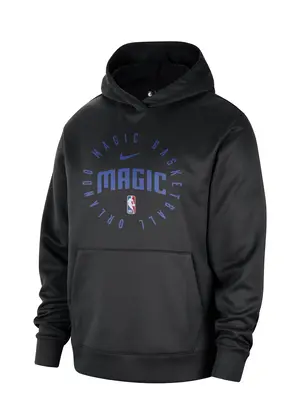 Nike Orlando Magic Spotlight Dri-fit Nba Pullover Hoodie - Black