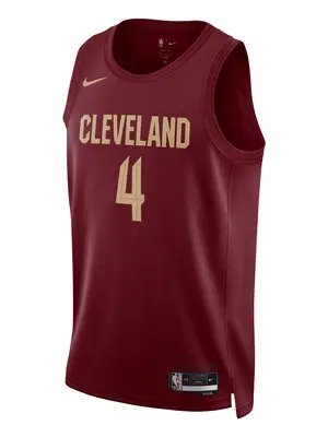Nike Cleveland Cavaliers Icon Edition Dri-fit Nba Swingman Jersey - Red