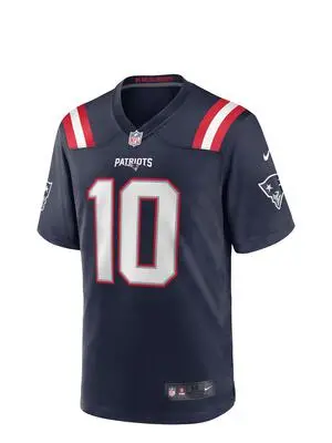 Nike Drake Maye New England Patriots Nfl Game Jersey - Blue