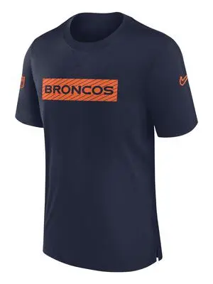 Nike Denver Broncos Sideline Player Dri-fit Nfl T-shirt - Blue