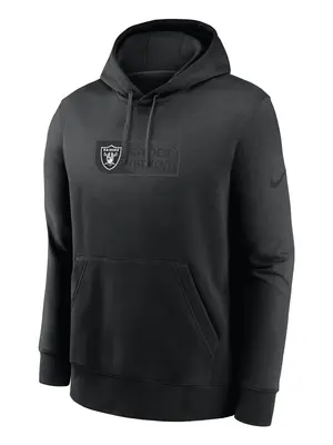 Nike Las Vegas Raiders Edge Nfl Pullover Hoodie - Black