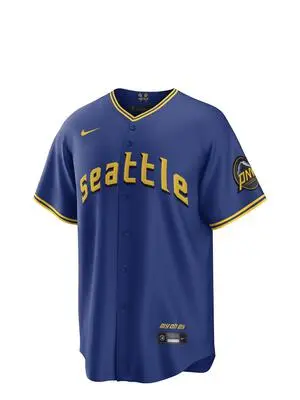 Nike Mlb Seattle Mariners City Connect Replica Baseball Jersey - Blue