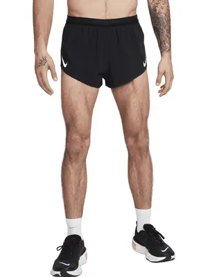 Nike Aeroswift Dri-fit Adv 2" Brief-lined Running Shorts - Black