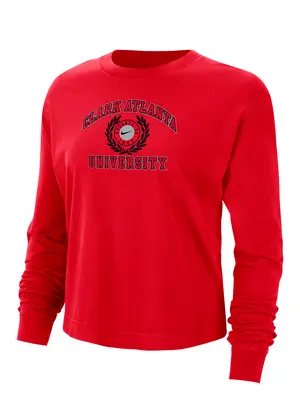 Nike Clark Atlanta University Boxy Long-sleeve T-shirt - Red