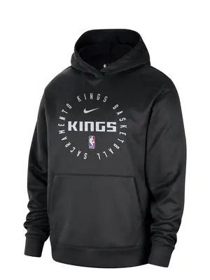 Nike Sacramento Kings Spotlight Dri-fit Nba Pullover Hoodie - Black