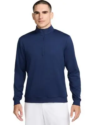 Nike Tour 1/2-zip Golf Top - Blue