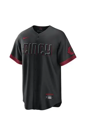 Nike Mlb Cincinnati Reds City Connect Replica Baseball Jersey - Black