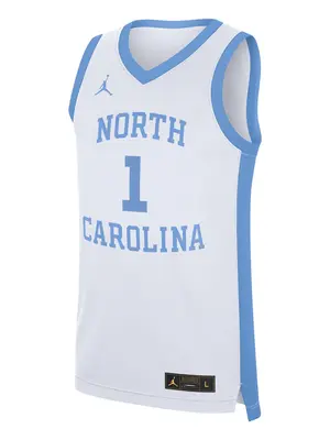 JORDAN North Carolina Tar Heels Replica College Basketball Jersey - White