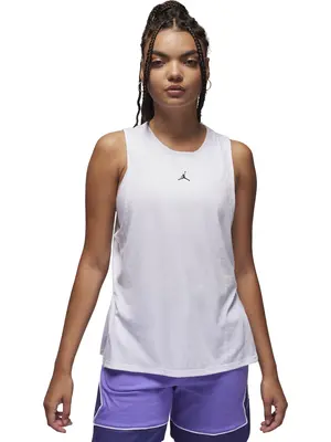 JORDAN Sport Diamond Tank Top - White