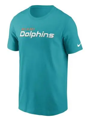 Nike Miami Dolphins Primetime Wordmark Essential Nfl T-shirt - Green
