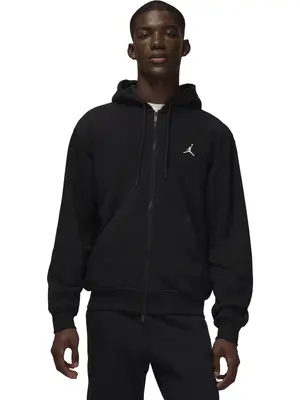 JORDAN Fleece Full-zip Hoodie - Black