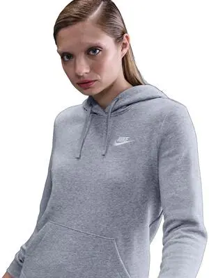 Nike Sportswear Club Fleece Pullover Hoodie - Grey