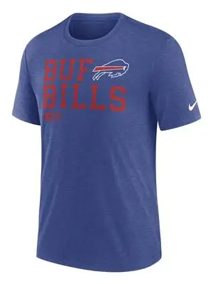 Nike Buffalo Bills Overlap Lockup Nfl T-shirt - Blue