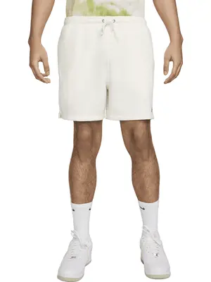 Nike Club French Terry Flow Shorts White