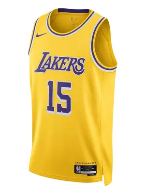 Nike Los Angeles Lakers Icon Edition Dri-fit Nba Swingman Jersey - Yellow