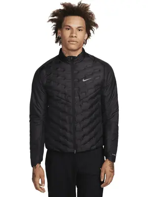 Nike Therma-fit Adv Aeroloft Repel Down Running Jacket - Black