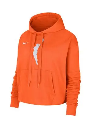 Nike Team 13 Courtside Wnba Cropped Pullover Hoodie - Orange