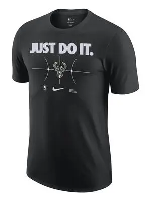 Nike Milwaukee Bucks Essential Nba T-shirt - Black