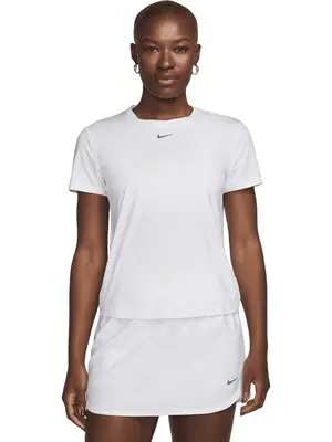 Nike One Classic Dri-fit Short-sleeve Top - White