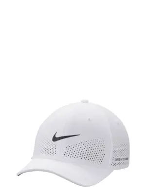 Nike Dri-fit Adv Rise Structured Swooshflex Cap - White