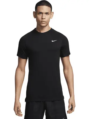 Nike Flex Rep Dri-fit Short-sleeve Fitness Top - Black