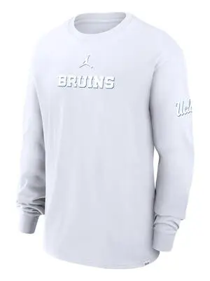 JORDAN Ucla Bruins Statement Max90 College Long-sleeve T-shirt - White