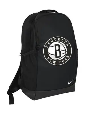 Nike Brooklyn Nets Brasilia Nba Backpack - Black