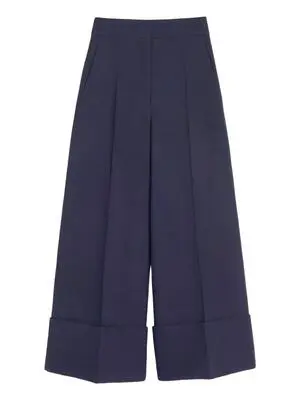 Valentino Garavani Crepe Couture Trousers - Blue
