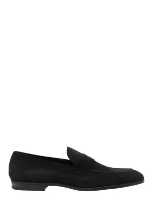 TOM FORD Leather Loafers - Black