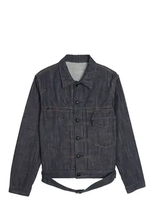 Y’s Button-up Denim Jacket - Blue