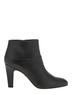 Chloé Eve 90 Leather Ankle Boots - Black